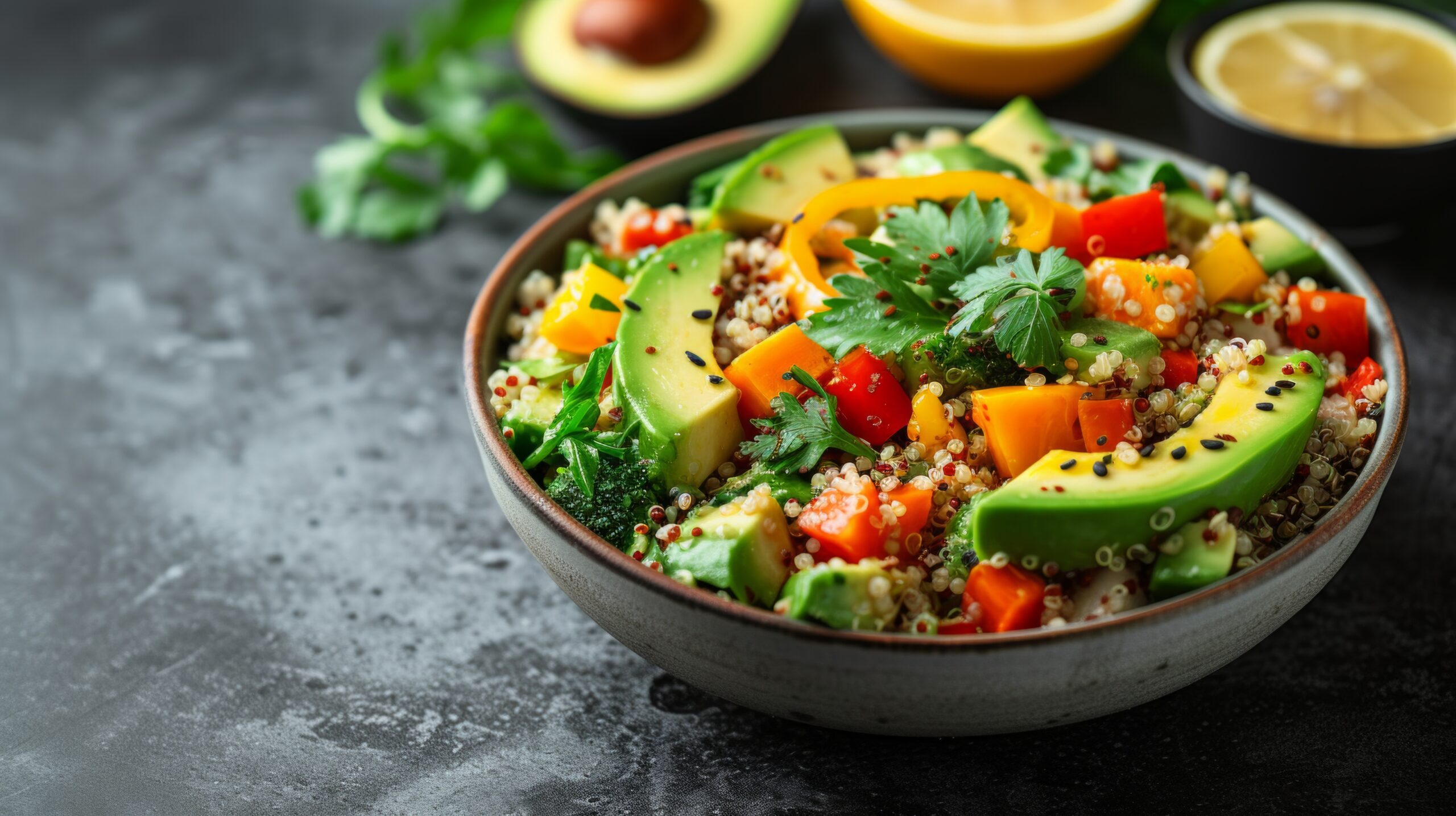 Zesty Quinoa and Avocado Salad | Vavista Car Insurance